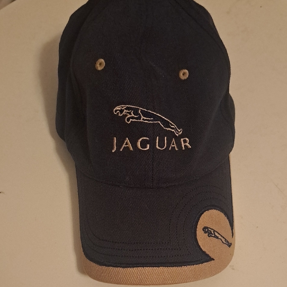 Jaguar | Accessories | Jaguar Navy And Tan Baseball Cap | Poshmark